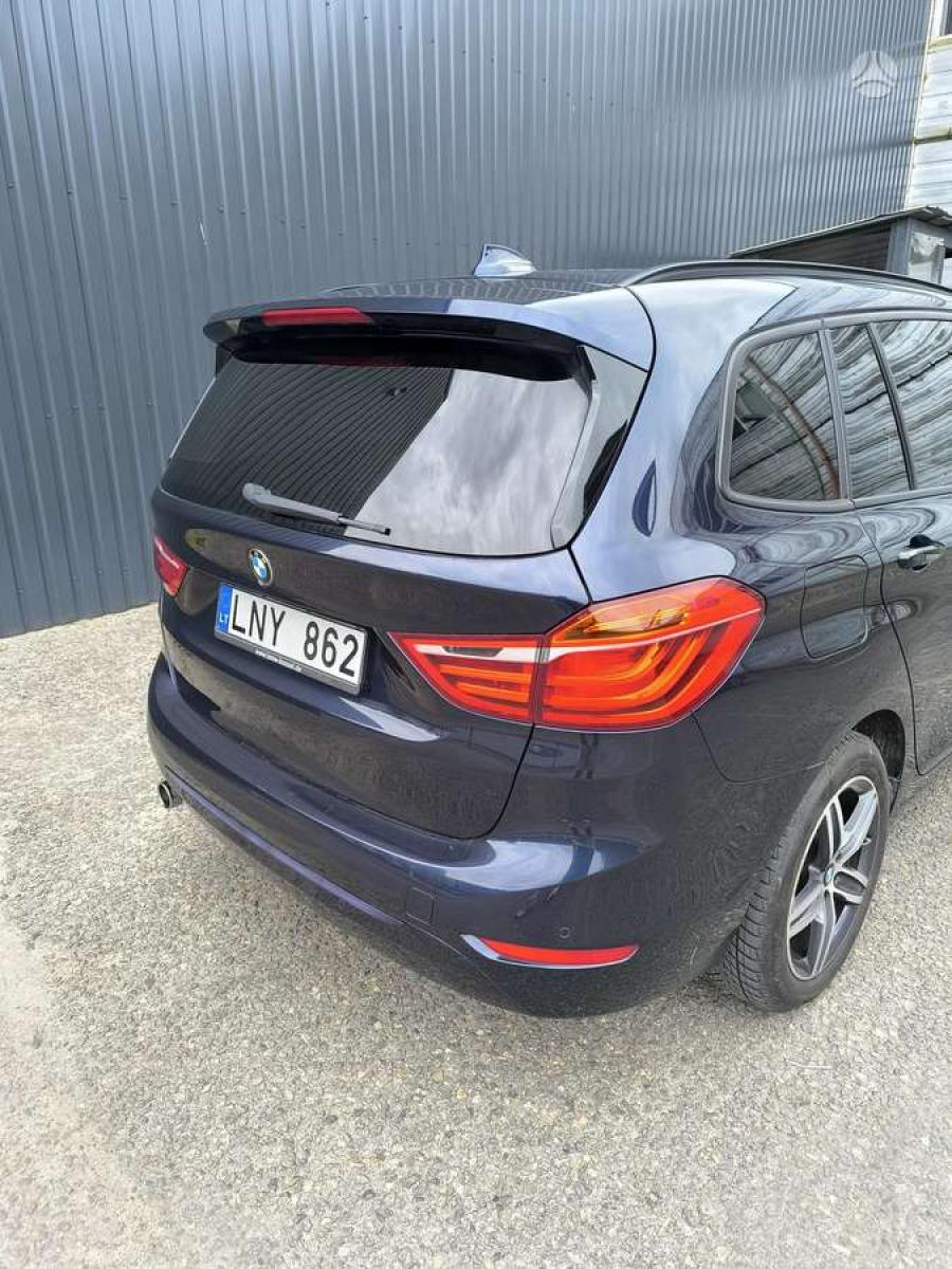 Zils BMW 218 Gran Tourer 2016 Alīta, ar dzinēja tilpumu 2.00 L un nobraukumu 286 tūkst. km par 8500 €, foto 6 vietnē AUTOMOTO.COM.LV