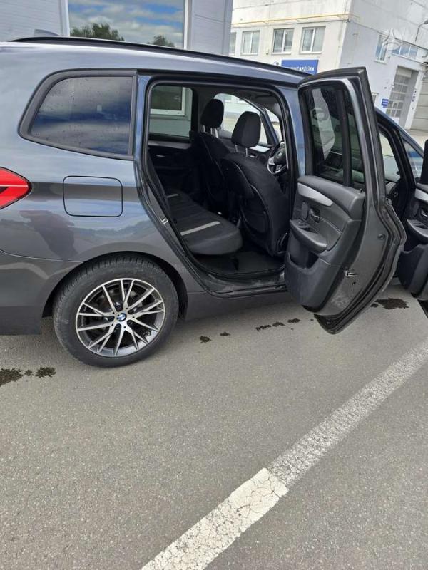 Brown BMW 218 Gran Tourer 2019 in Panevezys, with an engine capacity of 2.00 L and mileage of 196 thousand km for 12499 €, photo 6 on AUTOMOTO.COM.LV