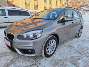 Grey BMW 218 Gran Tourer 2015 in Telschi, with an engine capacity of 2.00 L and mileage of 177 thousand km for 5600 €, photo  on AUTOMOTO.COM.LV