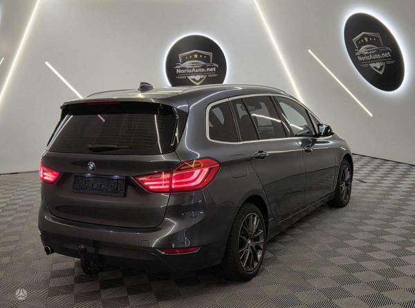Pelēks BMW 218 Gran Tourer 2015 Marijampole, ar dzinēja tilpumu 2.00 L un nobraukumu 280 tūkst. km par 11750 €, foto 5 vietnē AUTOMOTO.COM.LV