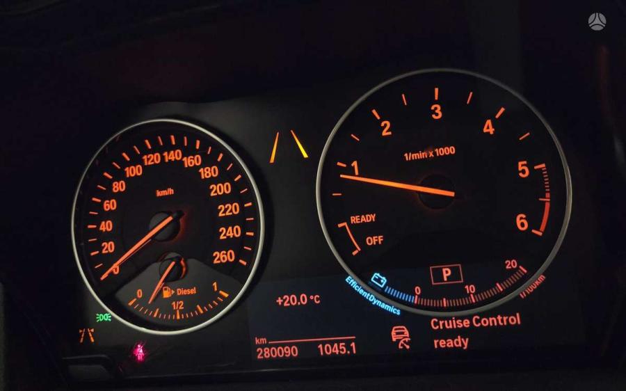 Grey BMW 218 Gran Tourer 2015 in Marijampole, with an engine capacity of 2.00 L and mileage of 280 thousand km for 11750 €, photo 15 on AUTOMOTO.COM.LV
