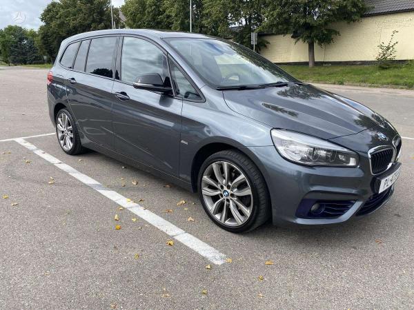 Серый БМВ 218 Gran Tourer 2015 в Тракай, объемом двигателя 2.00 л и пробегом 291 тыс. км за 7600 €, фото 3 на AUTOMOTO.COM.LV