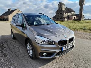 Grey BMW 218 Gran Tourer 2016 in Kaunas, with an engine capacity of 2.00 L and mileage of 277 thousand km for 9500 €, photo  on AUTOMOTO.COM.LV