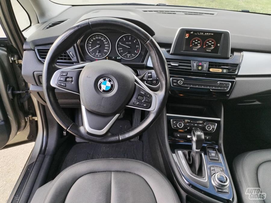 Pelēks BMW 218 Gran Tourer 2016 Kauņa, ar dzinēja tilpumu 2.00 L un nobraukumu 277 tūkst. km par 9500 €, foto 3 vietnē AUTOMOTO.COM.LV