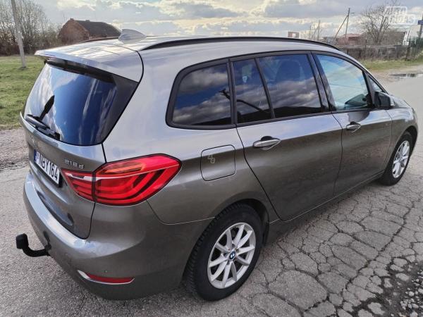 Grey BMW 218 Gran Tourer 2016 in Kaunas, with an engine capacity of 2.00 L and mileage of 277 thousand km for 9500 €, photo 8 on AUTOMOTO.COM.LV