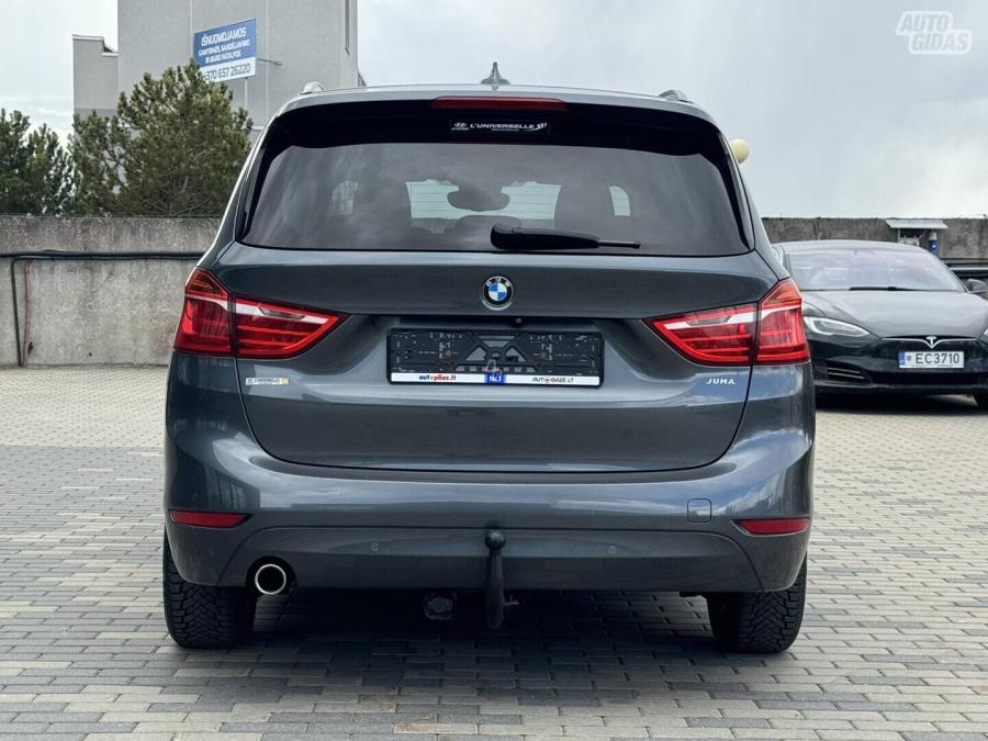 Pelēks BMW 218 Gran Tourer 2016 Šauļi, ar dzinēja tilpumu 2.00 L un nobraukumu 255 tūkst. km par 6750 €, foto 7 vietnē AUTOMOTO.COM.LV