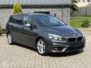 Grey BMW 218 Gran Tourer 2016 in Kedainiai, with an engine capacity of 2.00 L and mileage of 293 thousand km for 7999 €, photo  on AUTOMOTO.COM.LV