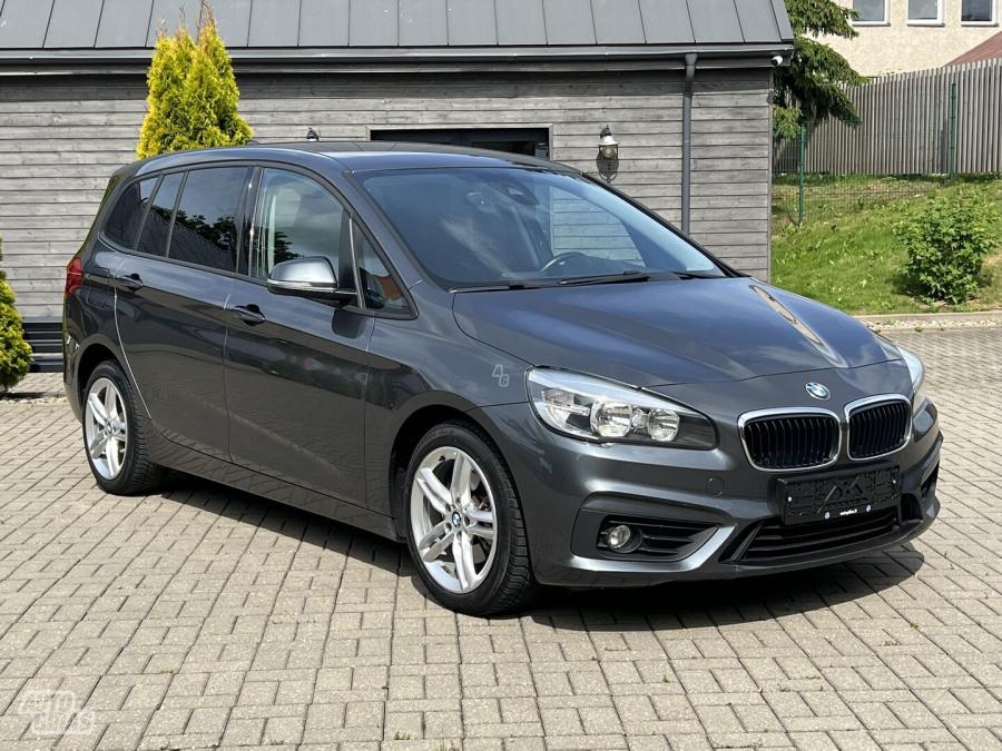 Серый БМВ 218 Gran Tourer 2016 в Кедайняй, объемом двигателя 2.00 л и пробегом 293 тыс. км за 7999 €, фото 1 на AUTOMOTO.COM.LV