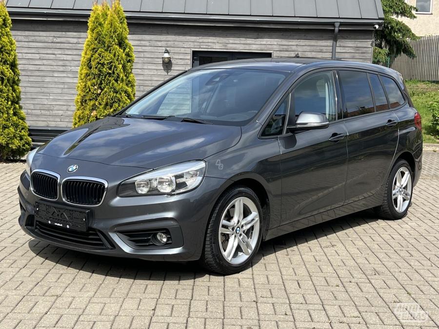Серый БМВ 218 Gran Tourer 2016 в Кедайняй, объемом двигателя 2.00 л и пробегом 293 тыс. км за 7999 €, фото 3 на AUTOMOTO.COM.LV