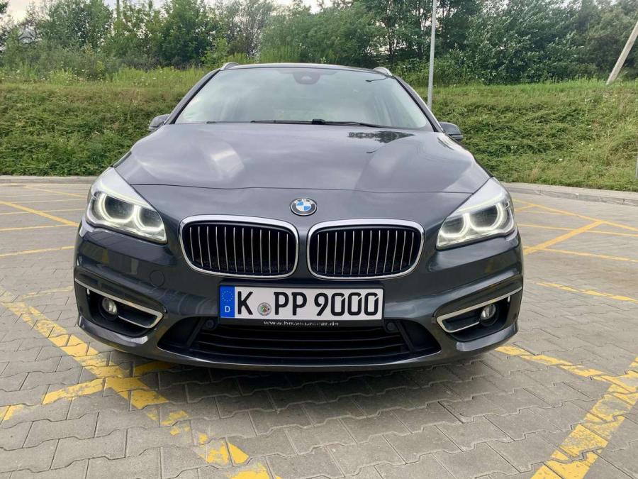 Pelēks BMW 218 Gran Tourer 2016 Viļņa, ar dzinēja tilpumu 2.00 L un nobraukumu 221 tūkst. km par 7850 €, foto 9 vietnē AUTOMOTO.COM.LV