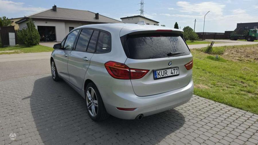 Серый БМВ 218 Gran Tourer 2017 в Каунас, объемом двигателя 2.00 л и пробегом 120 тыс. км за 12750 €, фото 4 на AUTOMOTO.COM.LV