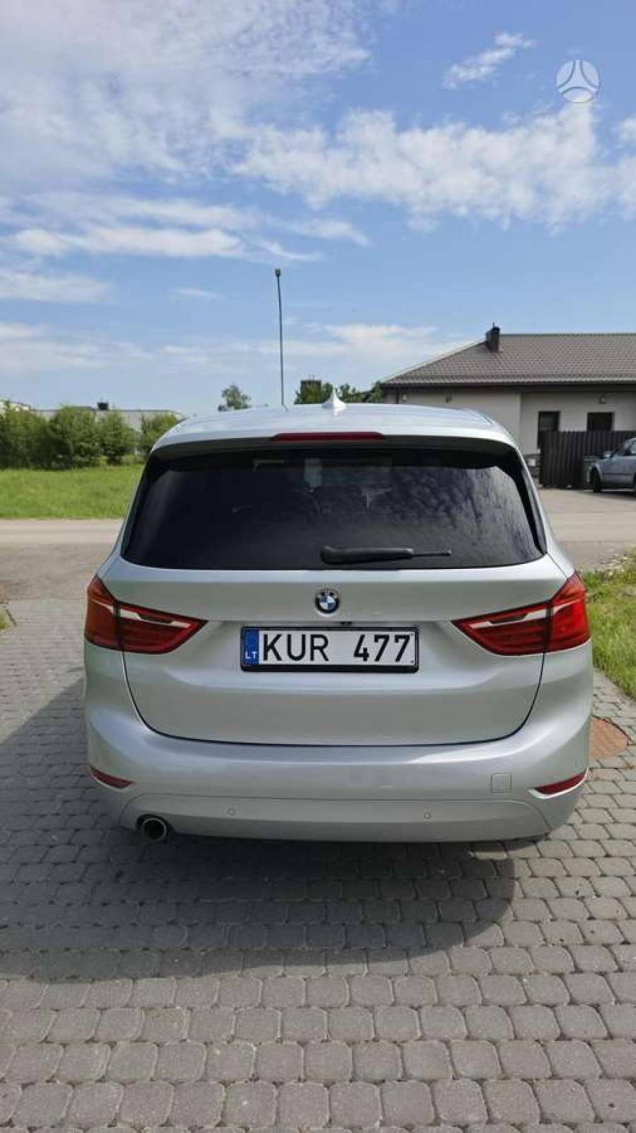 Серый БМВ 218 Gran Tourer 2017 в Каунас, объемом двигателя 2.00 л и пробегом 120 тыс. км за 12750 €, фото 5 на AUTOMOTO.COM.LV