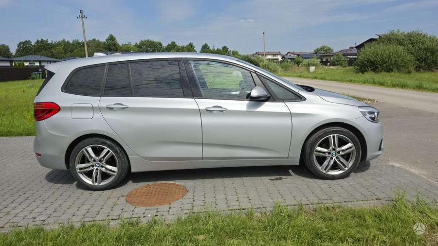 Серый БМВ 218 Gran Tourer 2017 в Каунас, объемом двигателя 2.00 л и пробегом 120 тыс. км за 12750 €, фото 7 на AUTOMOTO.COM.LV