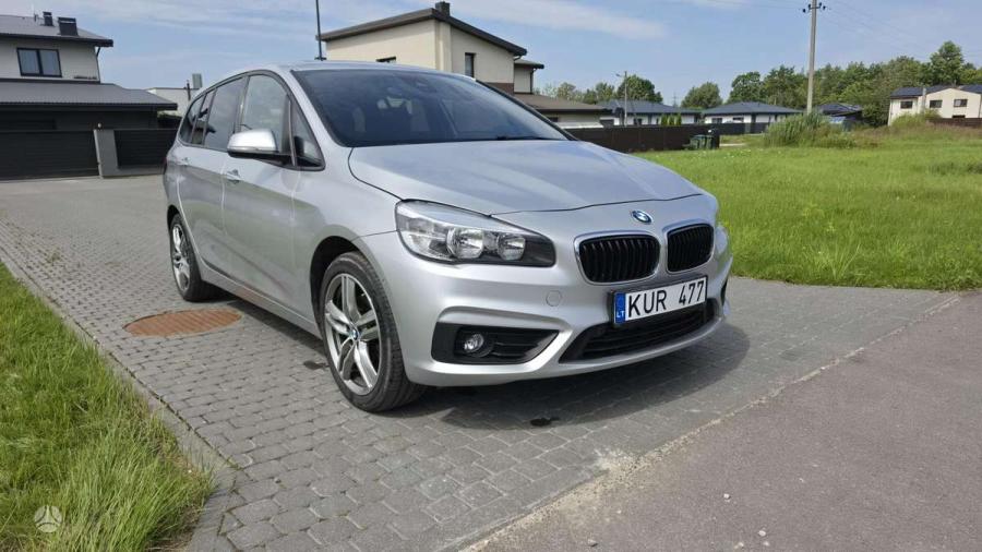 Серый БМВ 218 Gran Tourer 2017 в Каунас, объемом двигателя 2.00 л и пробегом 120 тыс. км за 12750 €, фото 8 на AUTOMOTO.COM.LV