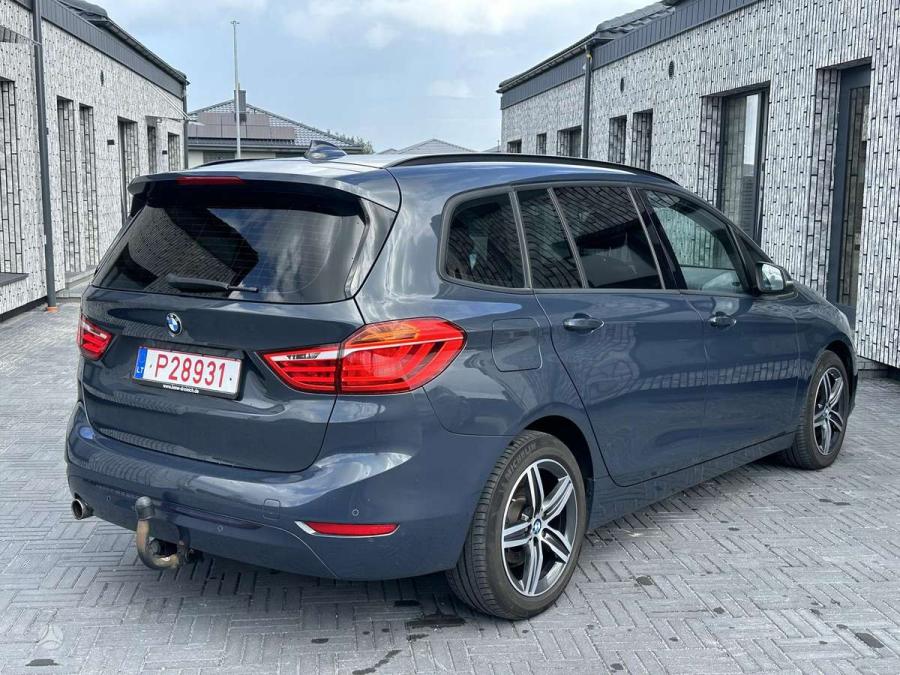Pelēks BMW 218 Gran Tourer 2017 Kauņa, ar dzinēja tilpumu 2.00 L un nobraukumu 233 tūkst. km par 8580 €, foto 7 vietnē AUTOMOTO.COM.LV