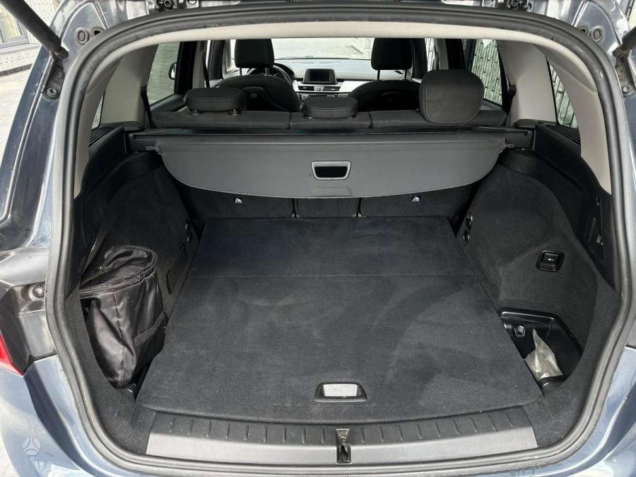 Pelēks BMW 218 Gran Tourer 2017 Kauņa, ar dzinēja tilpumu 2.00 L un nobraukumu 233 tūkst. km par 8580 €, foto 30 vietnē AUTOMOTO.COM.LV