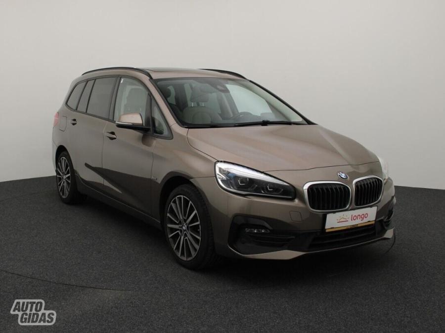 Grey BMW 218 Gran Tourer 2018 in Vilnius, with an engine capacity of 1.50 L and mileage of 192 thousand km for 13099 €, photo 9 on AUTOMOTO.COM.LV
