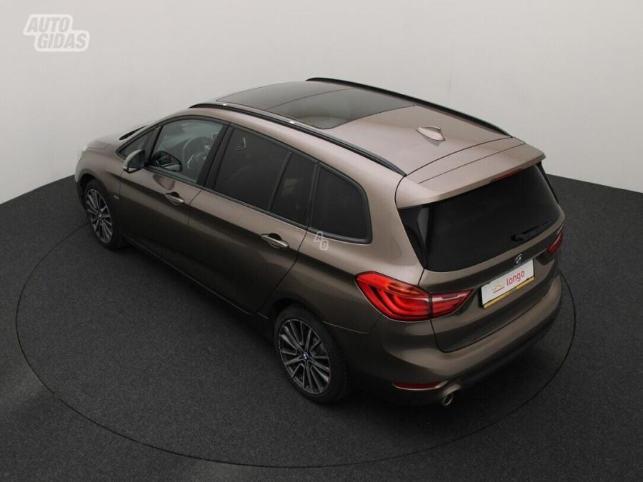 Grey BMW 218 Gran Tourer 2018 in Vilnius, with an engine capacity of 1.50 L and mileage of 192 thousand km for 13099 €, photo 11 on AUTOMOTO.COM.LV