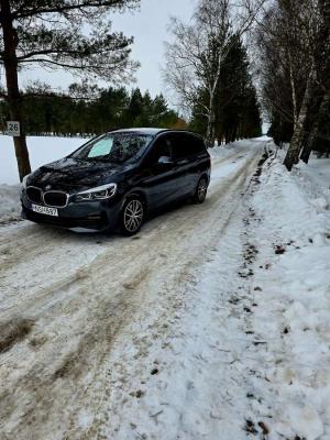 Grey BMW 218 Gran Tourer 2020 in Panevezys, with an engine capacity of 2.00 L and mileage of 191 thousand km for 13800 €, photo 2 on AUTOMOTO.COM.LV