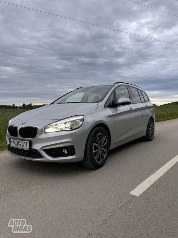 BMW 218 Gran Tourer 2016 in Vilnius, with an engine capacity of 2.00 L and mileage of 180 thousand km for 9200 €, photo 1 on AUTOMOTO.COM.LV