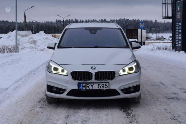 Balts BMW 218 Gran Tourer 2015 Viļņa, ar dzinēja tilpumu 2.00 L un nobraukumu 316 tūkst. km par 8950 €, foto 2 vietnē AUTOMOTO.COM.LV