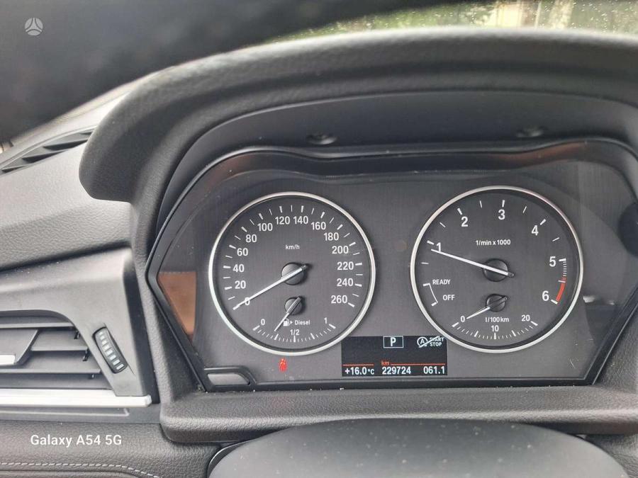 White BMW 218 Gran Tourer 2016 in Kaunas, with an engine capacity of 2.00 L and mileage of 230 thousand km for 8650 €, photo 14 on AUTOMOTO.COM.LV
