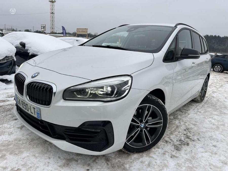 Белый БМВ 218 Gran Tourer 2022 в Вильнюс, объемом двигателя 1.50 л и пробегом 168 тыс. км за 18149 €, фото 1 на AUTOMOTO.COM.LV