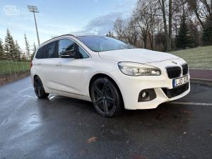 Balts BMW 218 Gran Tourer 2015 Klaipėda, ar dzinēja tilpumu 2.00 L un nobraukumu 250 tūkst. km par 9500 €, foto  vietnē AUTOMOTO.COM.LV