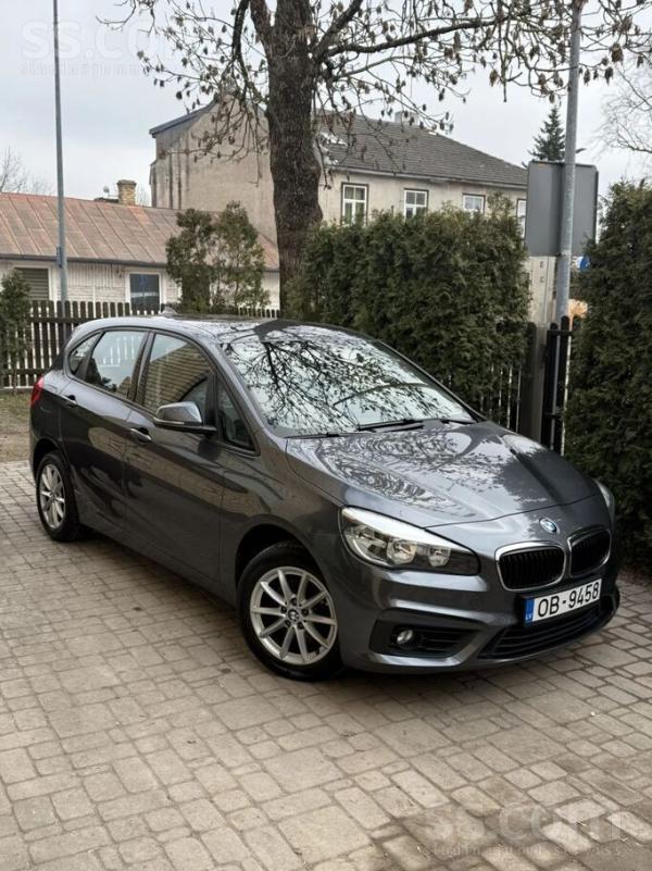 Grey BMW 218 2015 in Jelgava, with an engine capacity of 2.00 L and mileage of 214 thousand km for 7350 €, photo 2 on AUTOMOTO.COM.LV