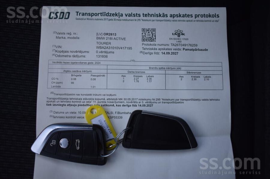 Pelēks BMW 218 2016 Talsi, ar dzinēja tilpumu 1.50 L un nobraukumu 131 tūkst. km par 9600 €, foto 30 vietnē AUTOMOTO.COM.LV
