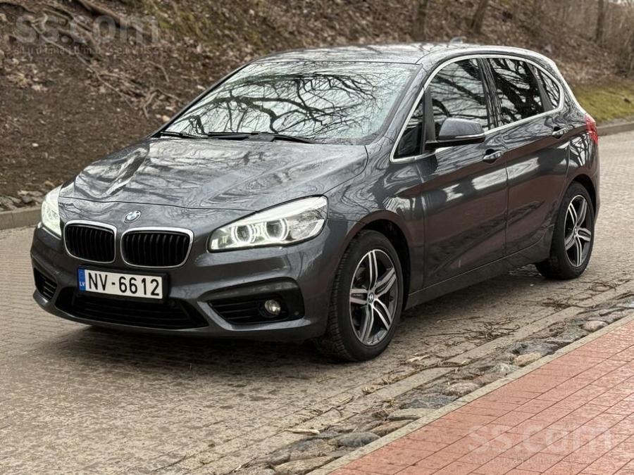 Pelēks BMW 218 2015 Bauska, ar dzinēja tilpumu 2.00 L un nobraukumu 270 tūkst. km par 7999 €, foto 1 vietnē AUTOMOTO.COM.LV