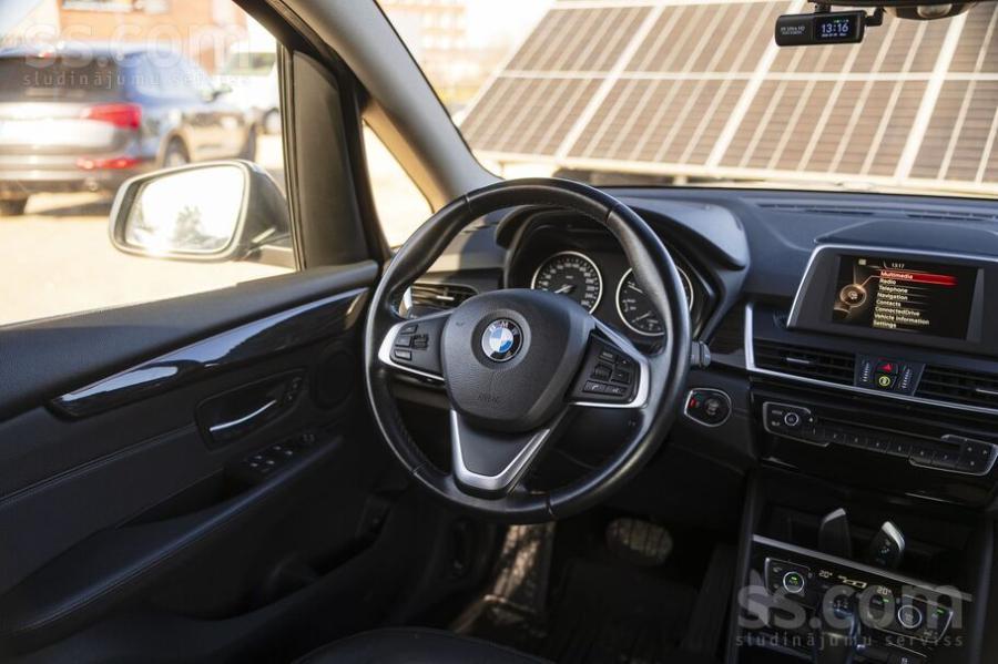 Grey BMW 218 2016 in Riga, with an engine capacity of 2.00 L and mileage of 152 thousand km for 11290 €, photo 14 on AUTOMOTO.COM.LV