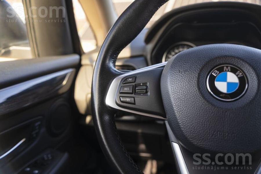 Grey BMW 218 2016 in Riga, with an engine capacity of 2.00 L and mileage of 152 thousand km for 11290 €, photo 15 on AUTOMOTO.COM.LV