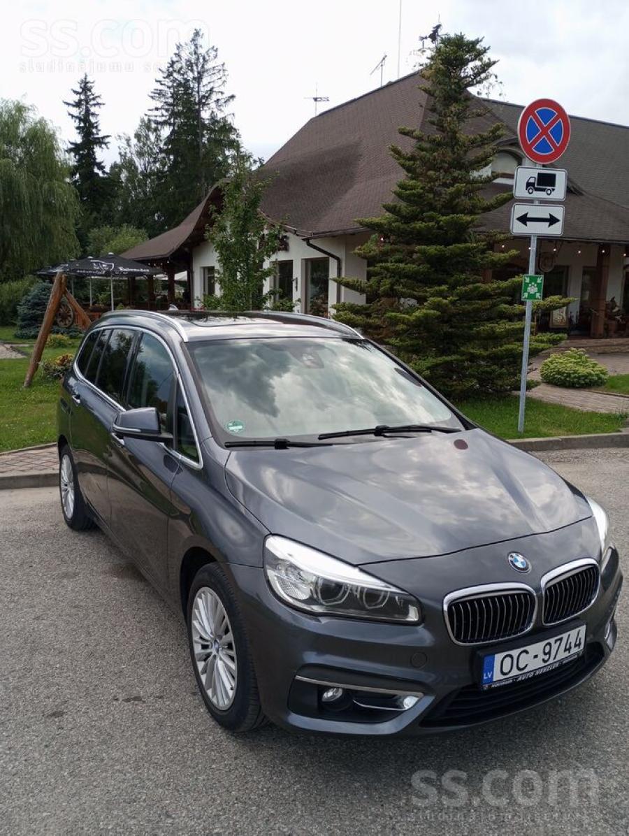 Grey BMW 218 2016 in Riga, with an engine capacity of 2.00 L and mileage of 0 thousand km for 9150 €, photo 4 on AUTOMOTO.COM.LV