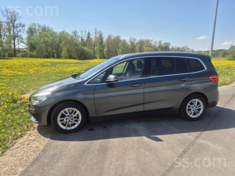 Grey BMW 218 2017 in Tukums, with an engine capacity of 2.00 L and mileage of 266 thousand km for 11500 €, photo 1 on AUTOMOTO.COM.LV