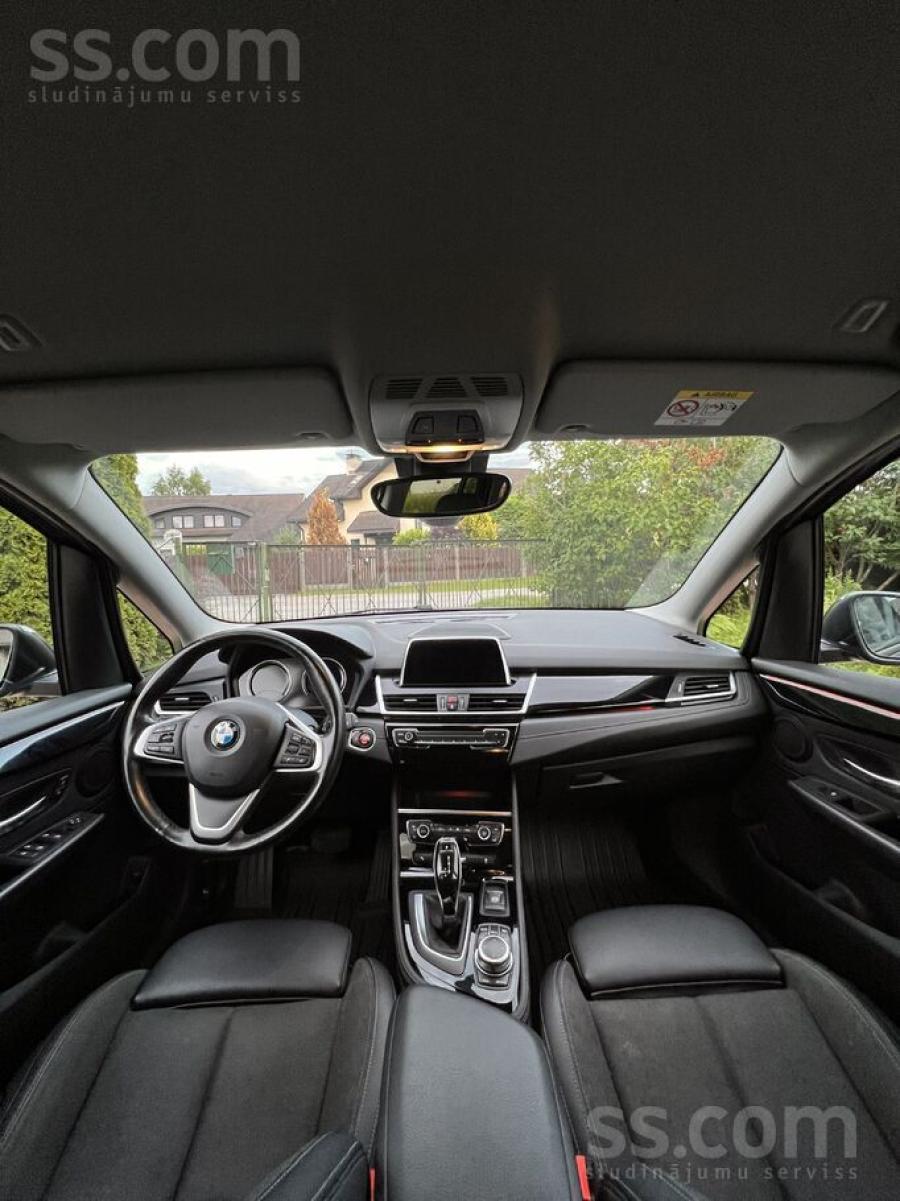 Grey BMW 218 2019 in Riga, with an engine capacity of 2.00 L and mileage of 144 thousand km for 14900 €, photo 13 on AUTOMOTO.COM.LV