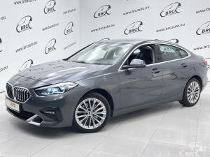 Pelēks BMW 218 2020 Avižieniai, ar dzinēja tilpumu 1.50 L un nobraukumu 202 tūkst. km par 17500 €, foto  vietnē AUTOMOTO.COM.LV