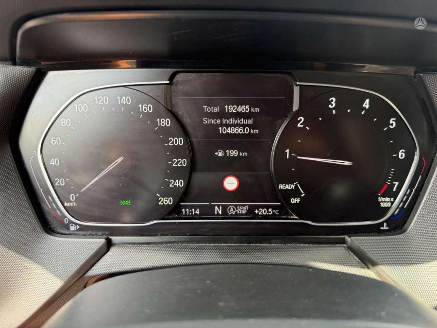 Pelēks BMW 218 2020 Šauļi, ar dzinēja tilpumu 1.50 L un nobraukumu 193 tūkst. km par 10700 €, foto 24 vietnē AUTOMOTO.COM.LV