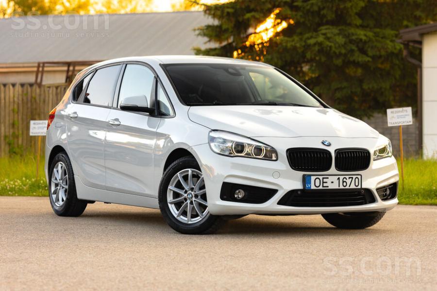 White BMW 218 2014 in Jelgava, with an engine capacity of 2.00 L and mileage of 0 thousand km for 8990 €, photo 3 on AUTOMOTO.COM.LV