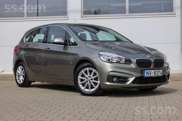Yellow BMW 218 2016 in Riga, with an engine capacity of 2.00 L and mileage of 0 thousand km for 7495 €, photo 4 on AUTOMOTO.COM.LV