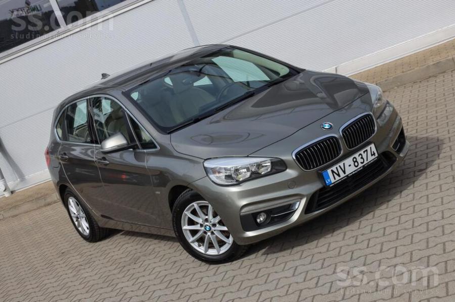 Yellow BMW 218 2016 in Riga, with an engine capacity of 2.00 L and mileage of 0 thousand km for 7495 €, photo 6 on AUTOMOTO.COM.LV