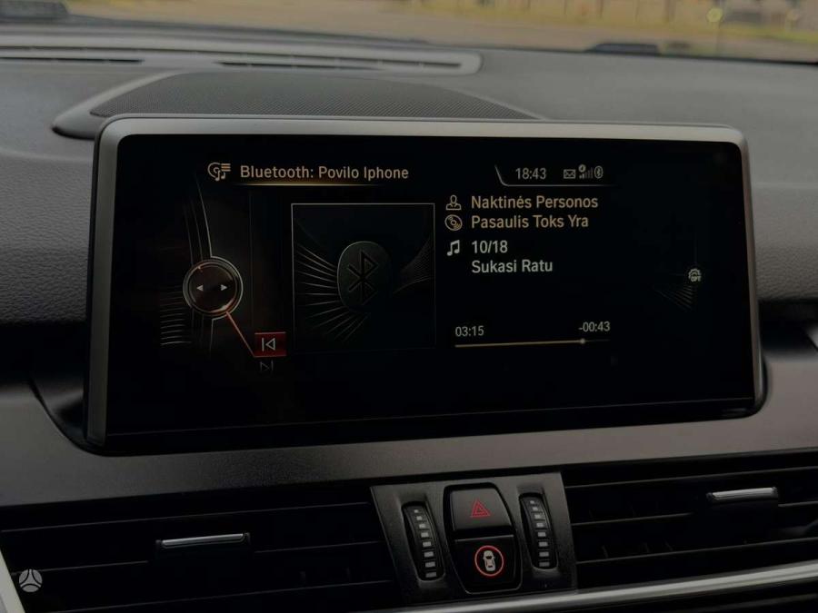 Black BMW 220 2015 in Rokiskis, with an engine capacity of 2.00 L and mileage of 219 thousand km for 8650 €, photo 39 on AUTOMOTO.COM.LV
