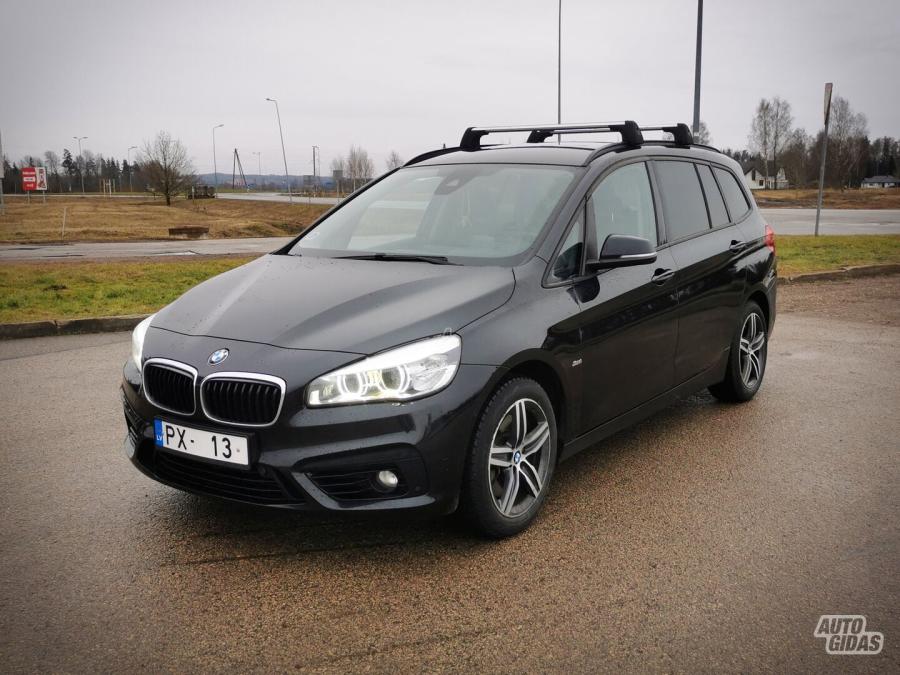 Black BMW 220 2017 in Riga, with an engine capacity of 2.00 L and mileage of 210 thousand km for 13300 €, photo 1 on AUTOMOTO.COM.LV