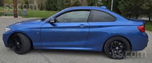 Blue BMW 220 2014 in Riga, with an engine capacity of 2.00 L and mileage of 162 thousand km for 12950 €, photo 4 on AUTOMOTO.COM.LV