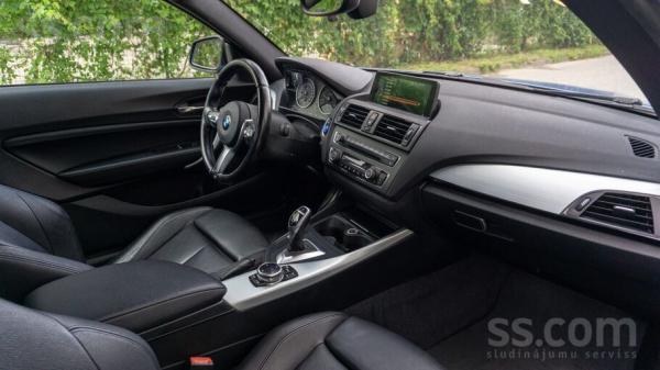 Blue BMW 220 2014 in Riga, with an engine capacity of 2.00 L and mileage of 162 thousand km for 12894 €, photo 11 on AUTOMOTO.COM.LV