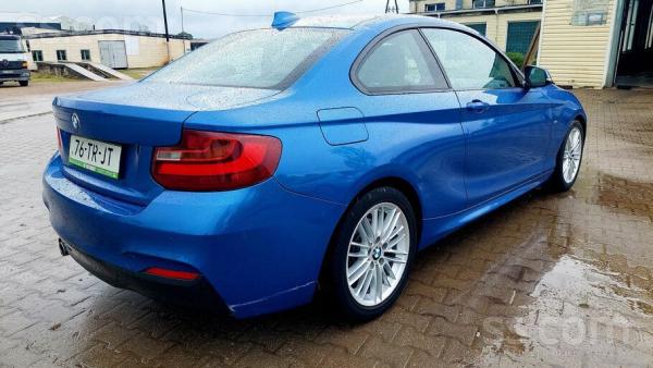 Blue BMW 220 2015 in Balvi, with an engine capacity of 2.00 L and mileage of 0 thousand km for 11900 €, photo 4 on AUTOMOTO.COM.LV