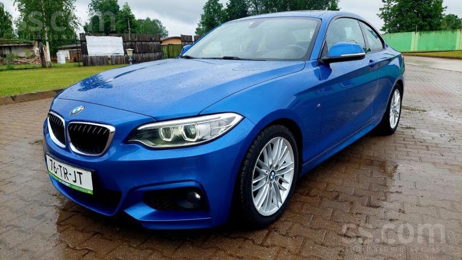 Blue BMW 220 2015 in Balvi, with an engine capacity of 2.00 L and mileage of 0 thousand km for 11900 €, photo 19 on AUTOMOTO.COM.LV