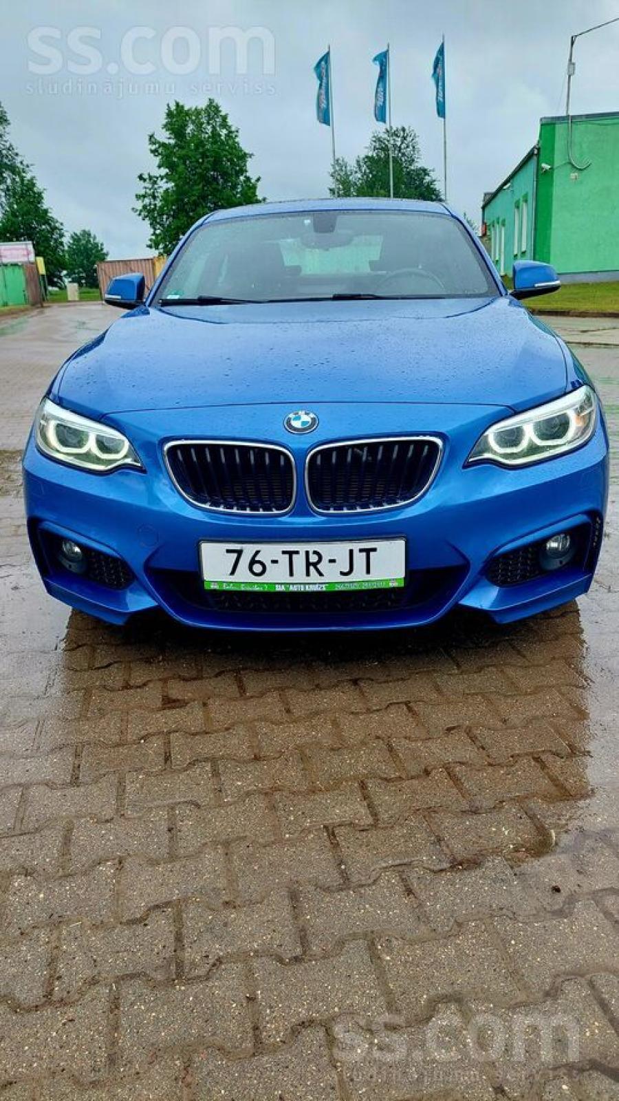 Blue BMW 220 2015 in Balvi, with an engine capacity of 2.00 L and mileage of 0 thousand km for 11900 €, photo 22 on AUTOMOTO.COM.LV