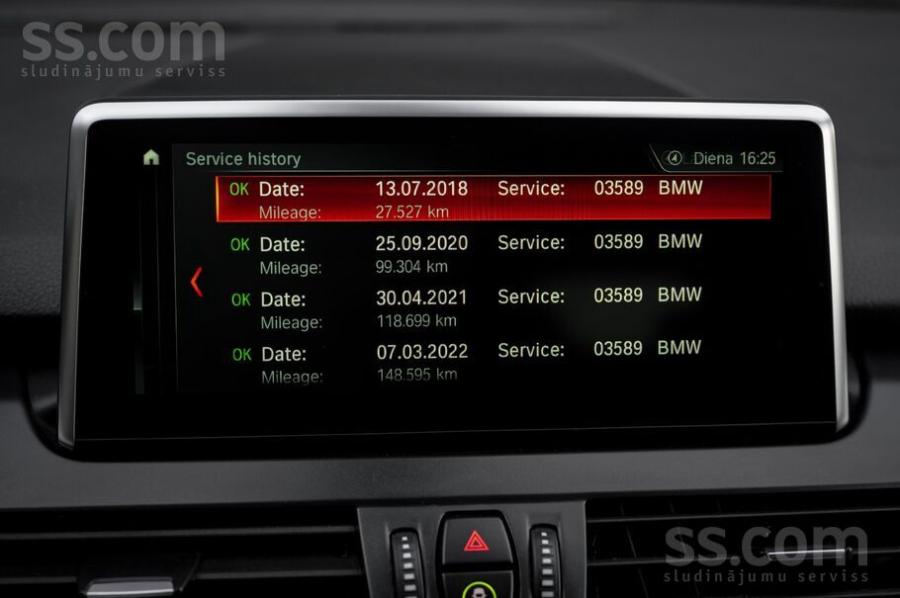 Синий БМВ 220 2017 в Тукумс, объемом двигателя 2.00 л и пробегом 244 тыс. км за 12990 €, фото 26 на AUTOMOTO.COM.LV
