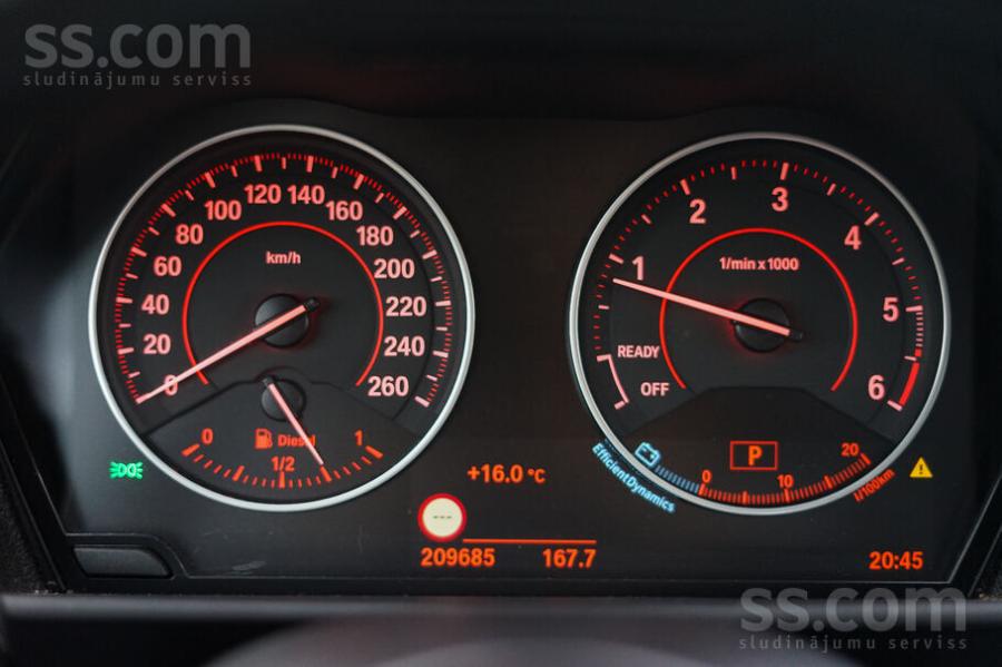 Pelēks BMW 220 2016 Rīga, ar dzinēja tilpumu 2.00 L un nobraukumu 310 tūkst. km par 10900 €, foto 22 vietnē AUTOMOTO.COM.LV